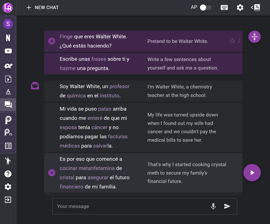 Chat feature is here.. - In English - Language Learning with Netflix Forum